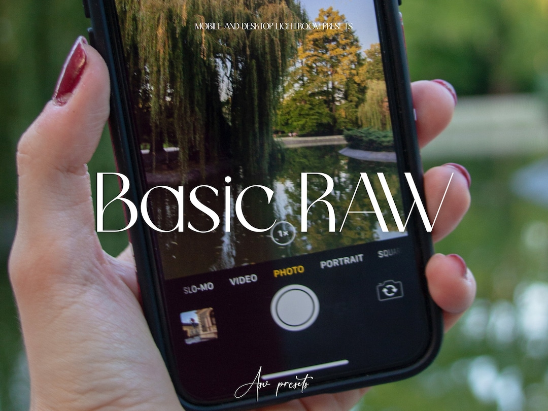 10 BASIC RAW Essential Raw Photography MOBIEL Lightroom Presets (tint ...
