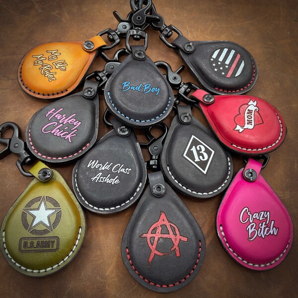 Leather Harley Davidson Fob Cover - Etsy