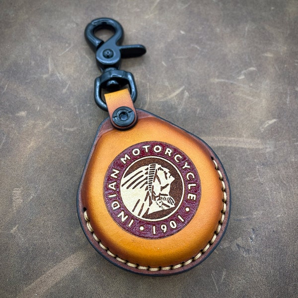 Harley Leather Key Fob Cover - Etsy