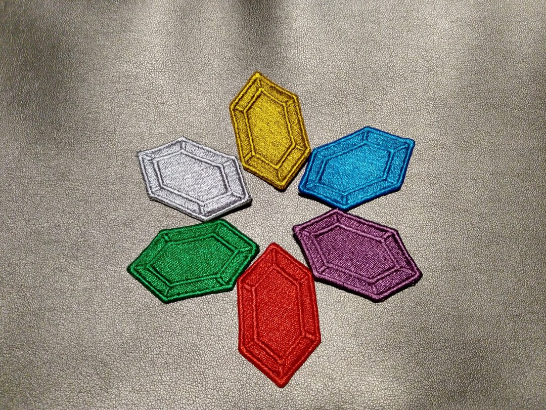 Rupee Gem Embroidery Patch Iron on Gemstone - Etsy