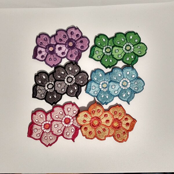 Flower Iron on Patch - Etsy