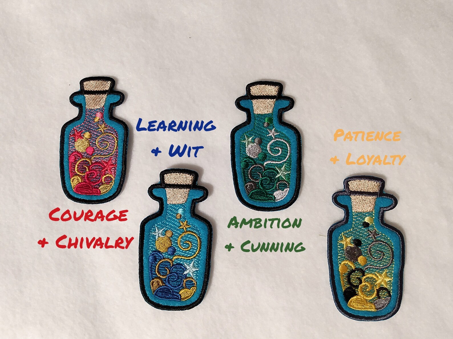 Magic Potion Bottle Iron on Patch Health Mana Stamina - Etsy
