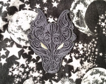 Howl at the Moon Wolf Patch Embroidered Wolf Patch Moon - Etsy
