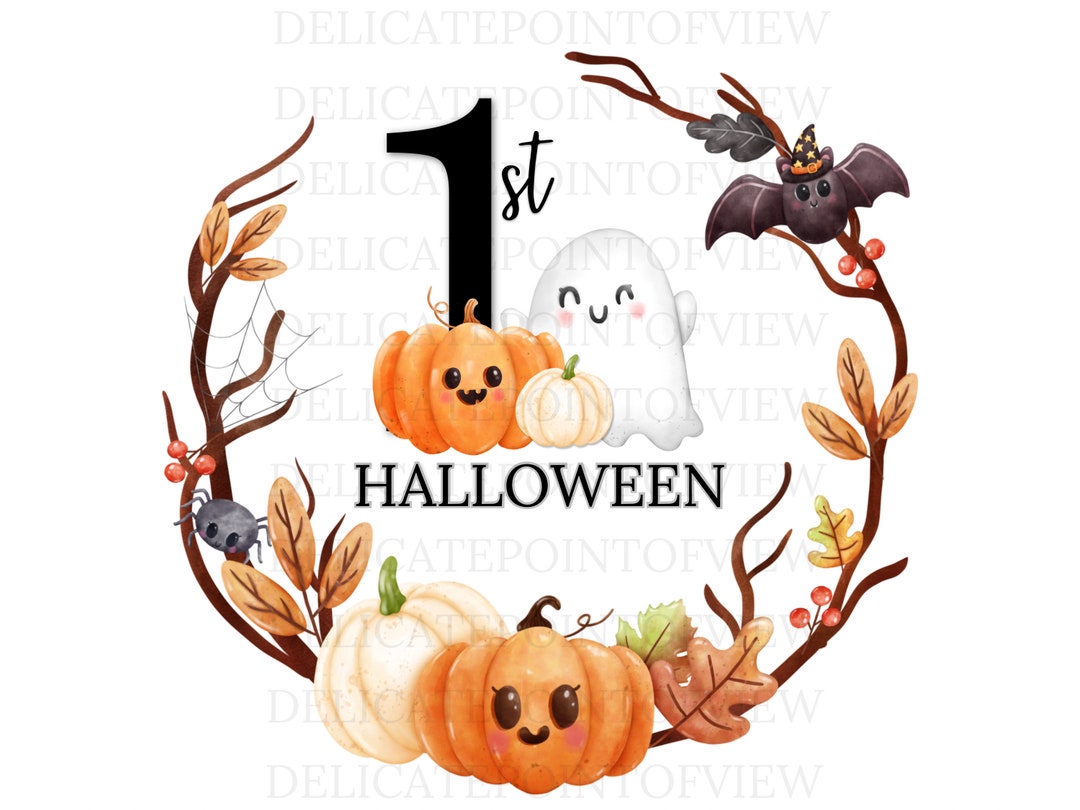 First Halloween PNG Baby 1st Halloween Digital Download - Etsy