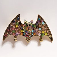 Bat Brooch - Etsy