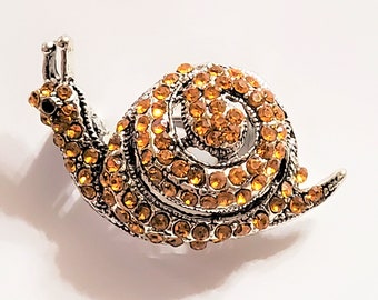 Snail Brooch - Etsy