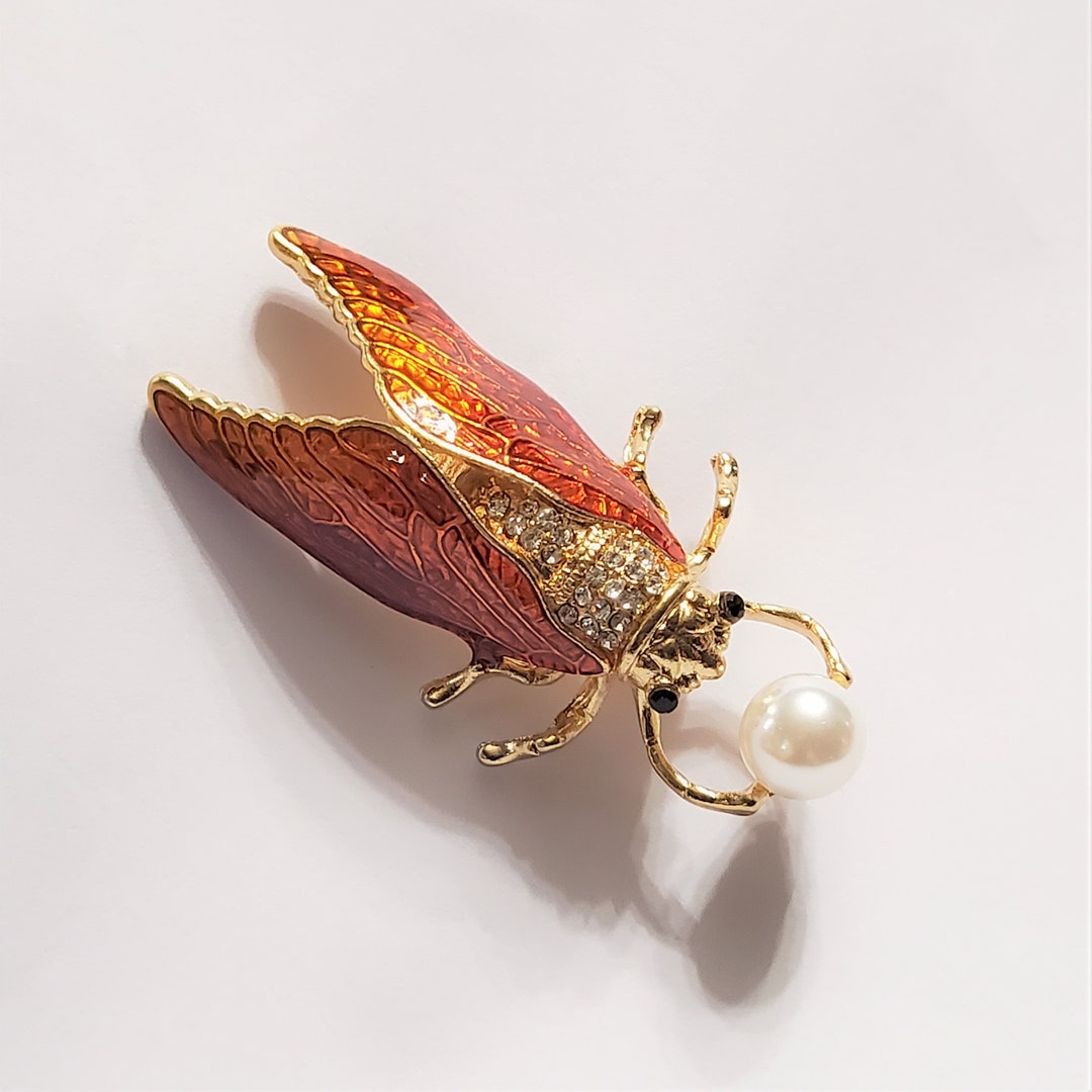 Cicada Brooch - Etsy