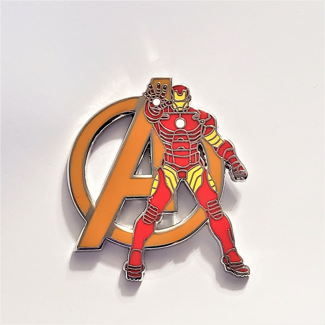 Avengers Iron Man Pin - Etsy
