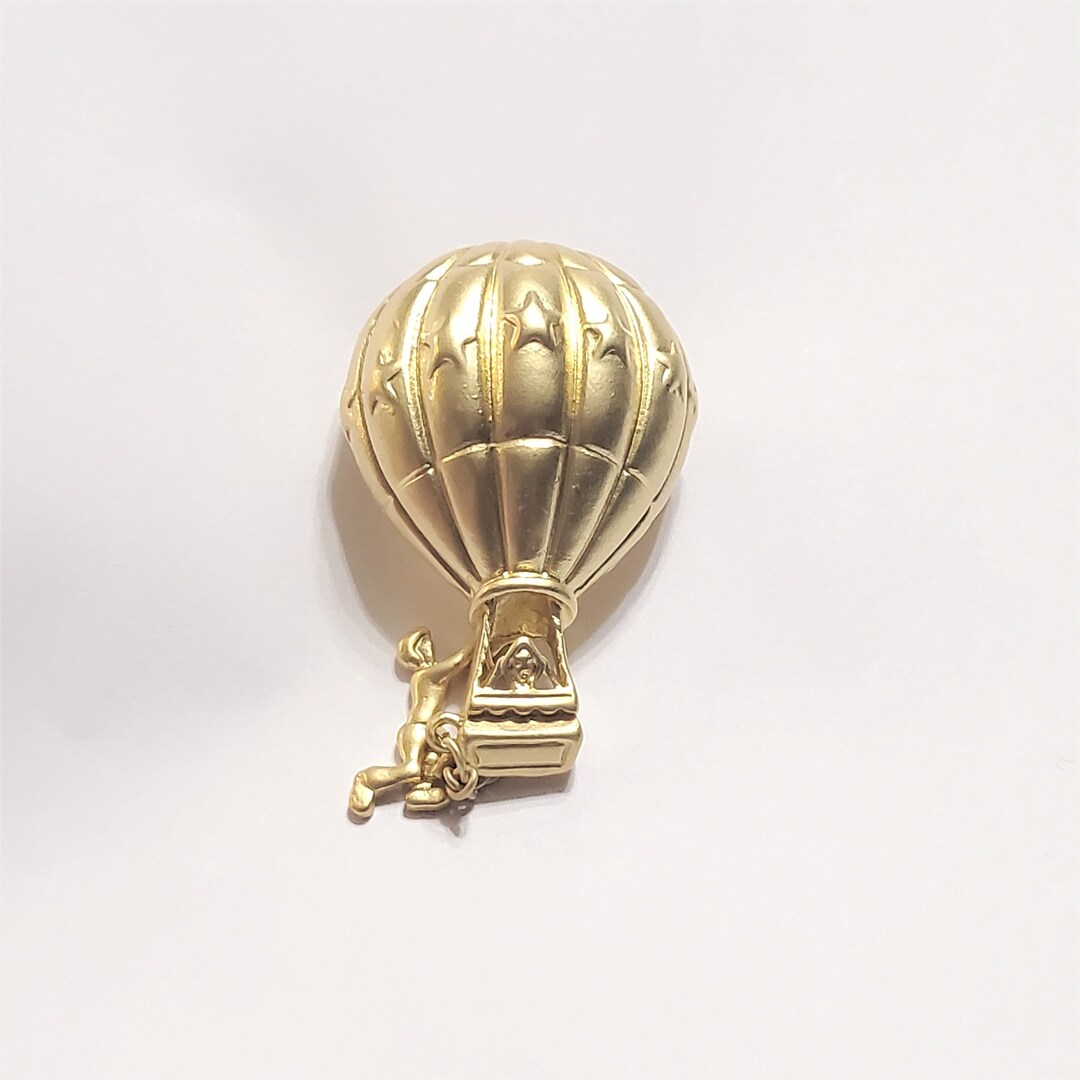 Hot Air Balloon Brooch - Etsy