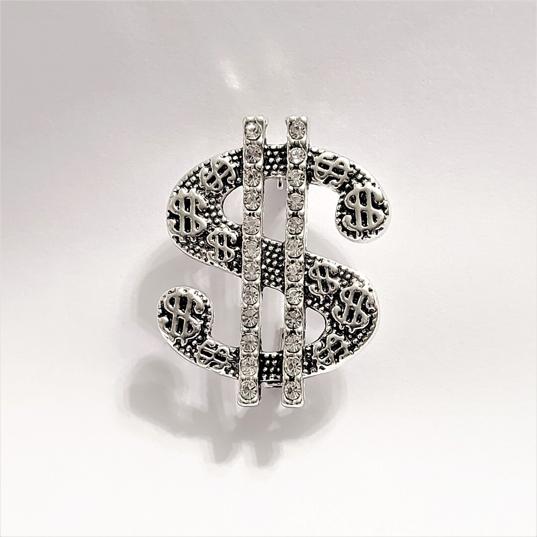 Dollar Sign Brooch - Etsy