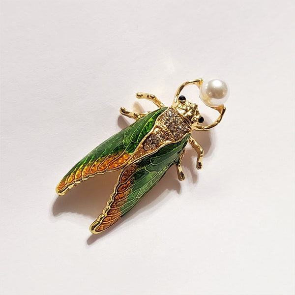 Cicada Brooch - Etsy