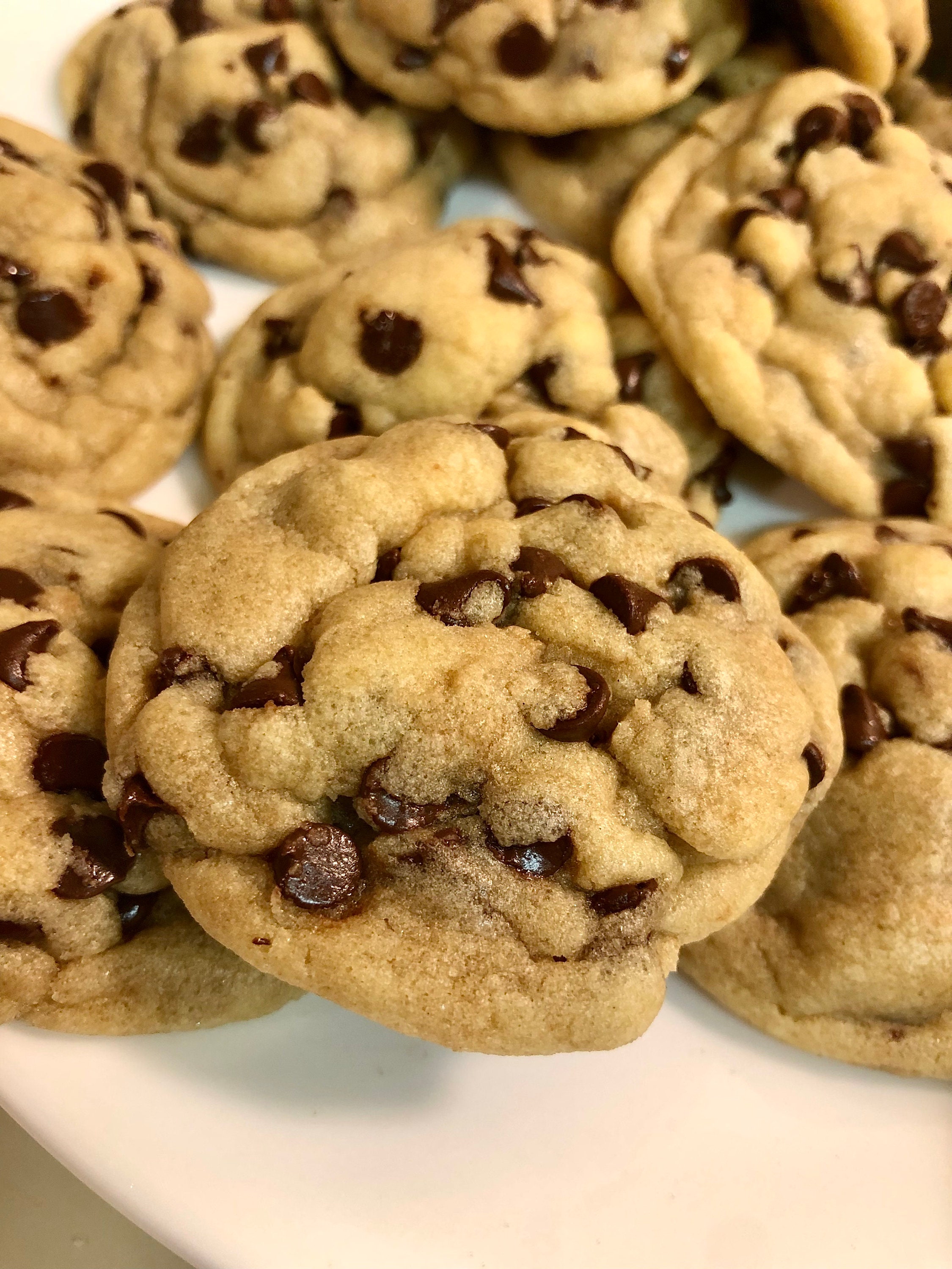 24 Organic Pure Chocolate Chip Cookies Homemade Chewy Soft Savory ...