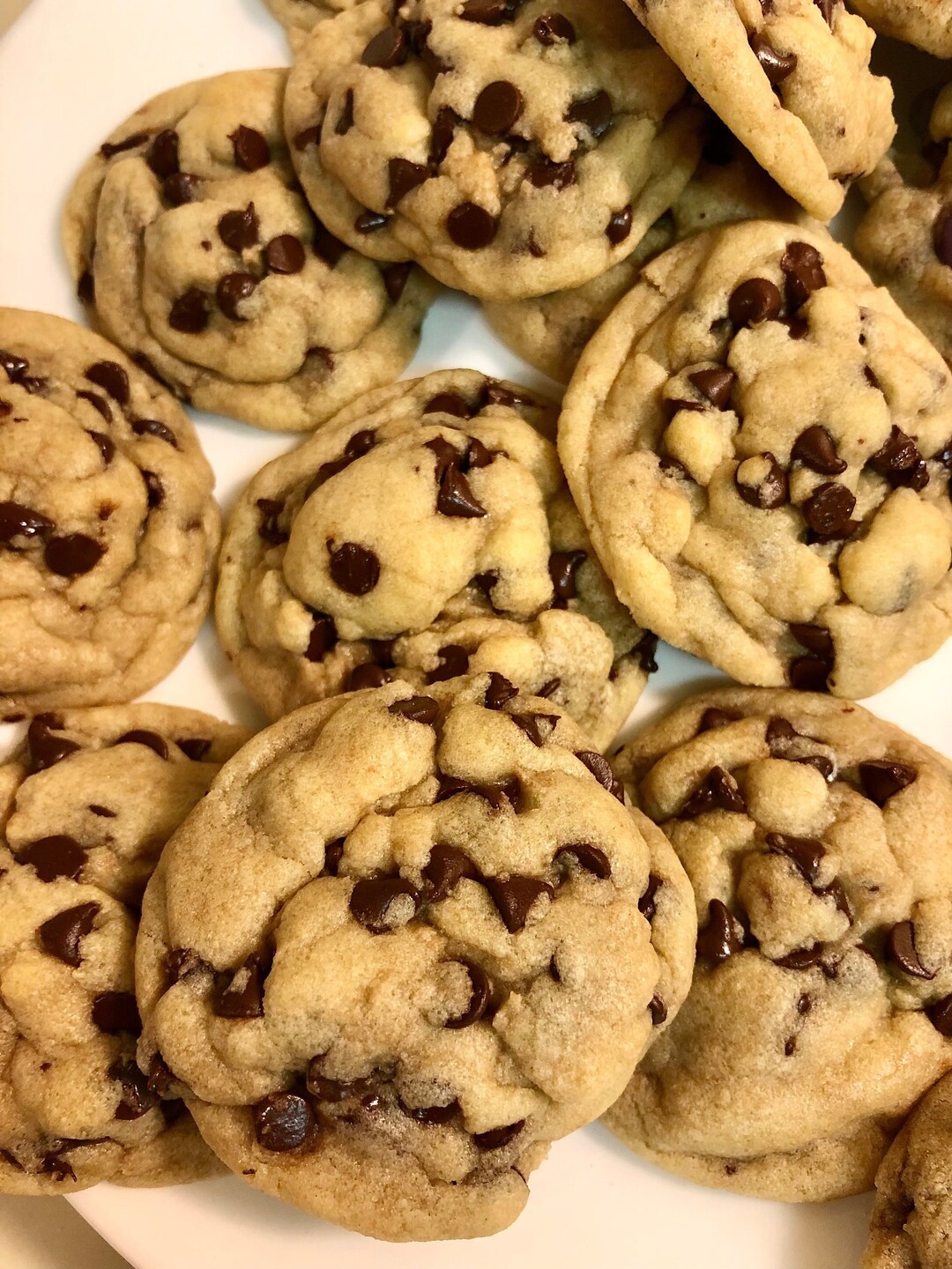 24 Organic Pure Chocolate Chip Cookies Homemade Chewy Soft Savory ...