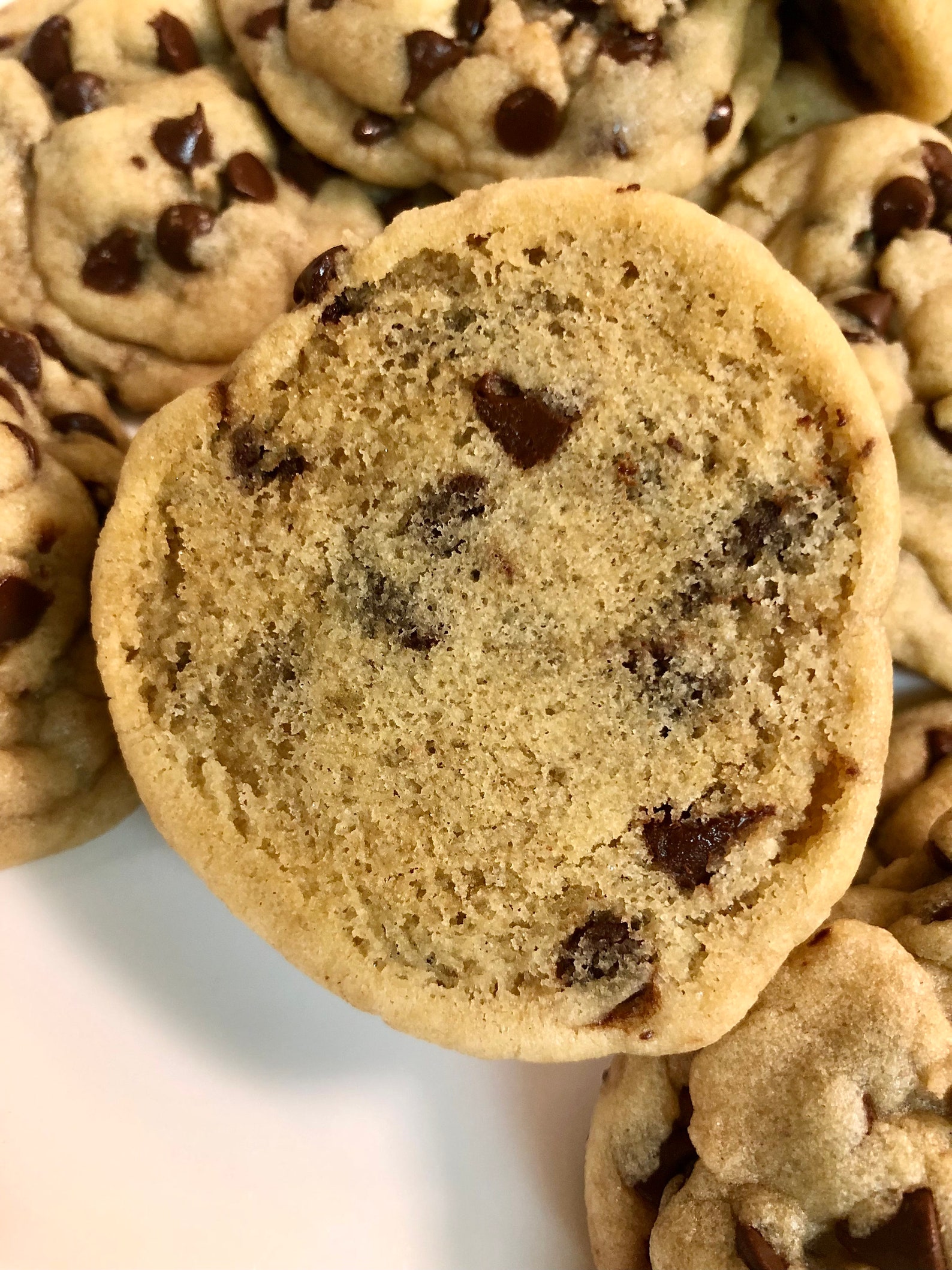 24 Organic Pure Chocolate Chip Cookies Homemade Chewy Soft Savory ...