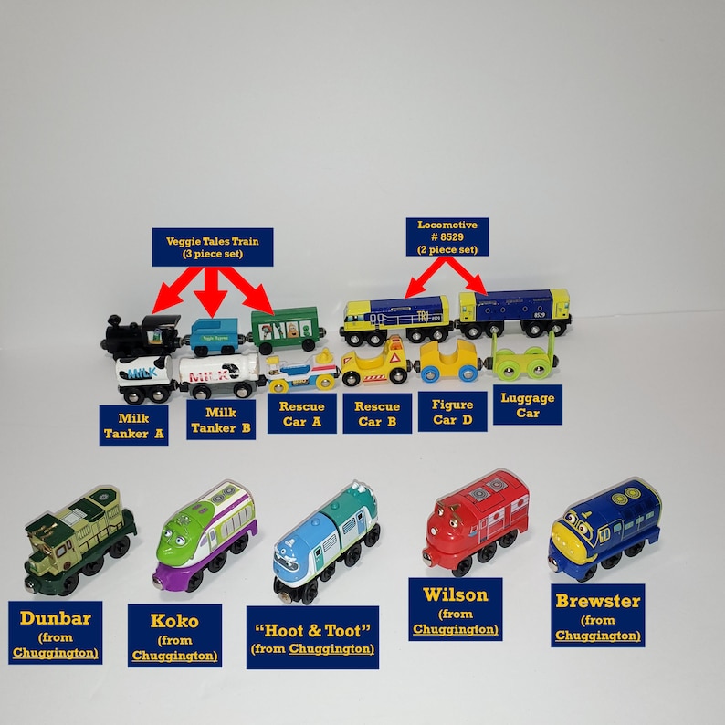 Wooden Trains and Cars (BRIO, Imaginarium, Anything Compatible With ...