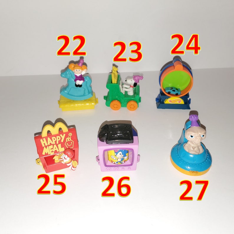Mcdonald's Happy Meal Toys Mcdonaldland and 80s / 90s Themes - Etsy