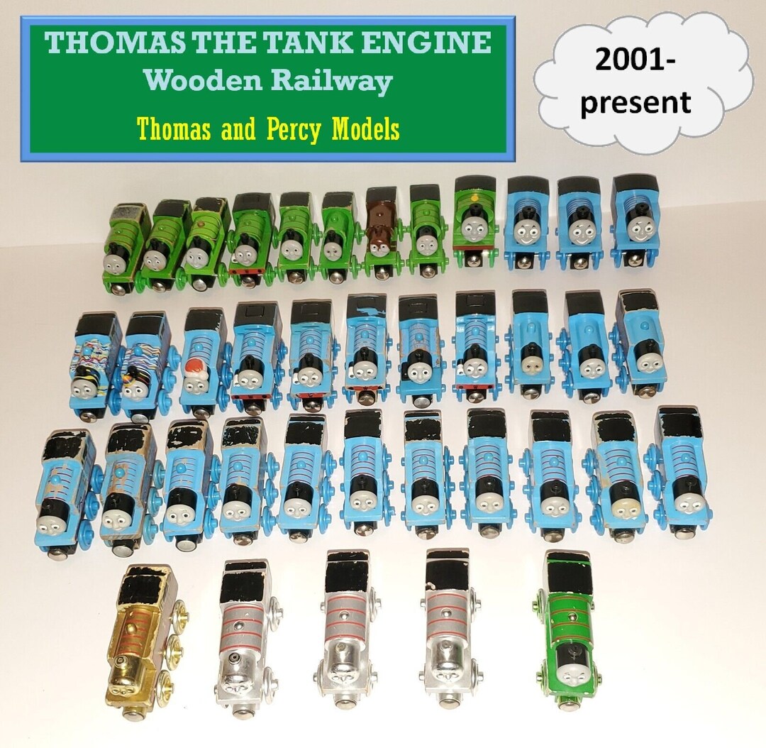 Thomas the Tank Engine de madera Modelos de Thomas y Percy 2001 ...