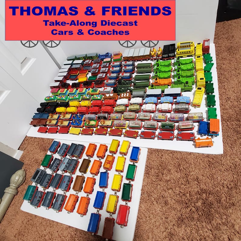 Thomas the Tank Engine Take-along Diecast Cars and Coaches (2000s)- YOU ...