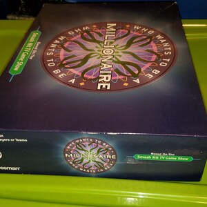 Who Wants to Be a Millionaire COMPLETE Board Game (2000 Edition by ...