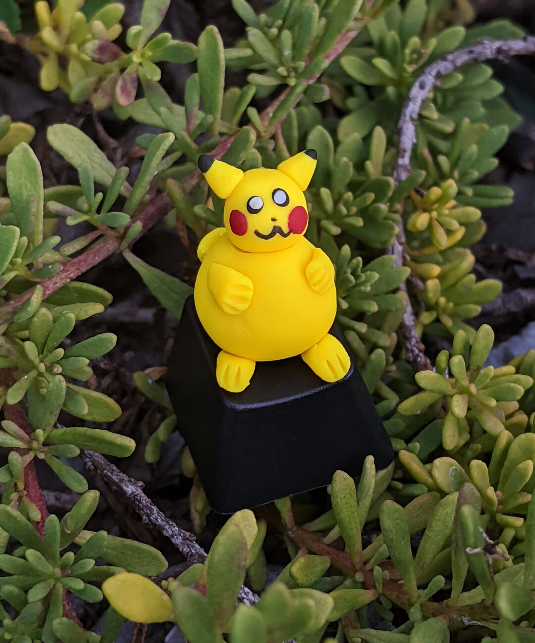 Cute Fat Pikachu Pokemon Artisan Keycaps / Keycap de arcilla - Etsy México