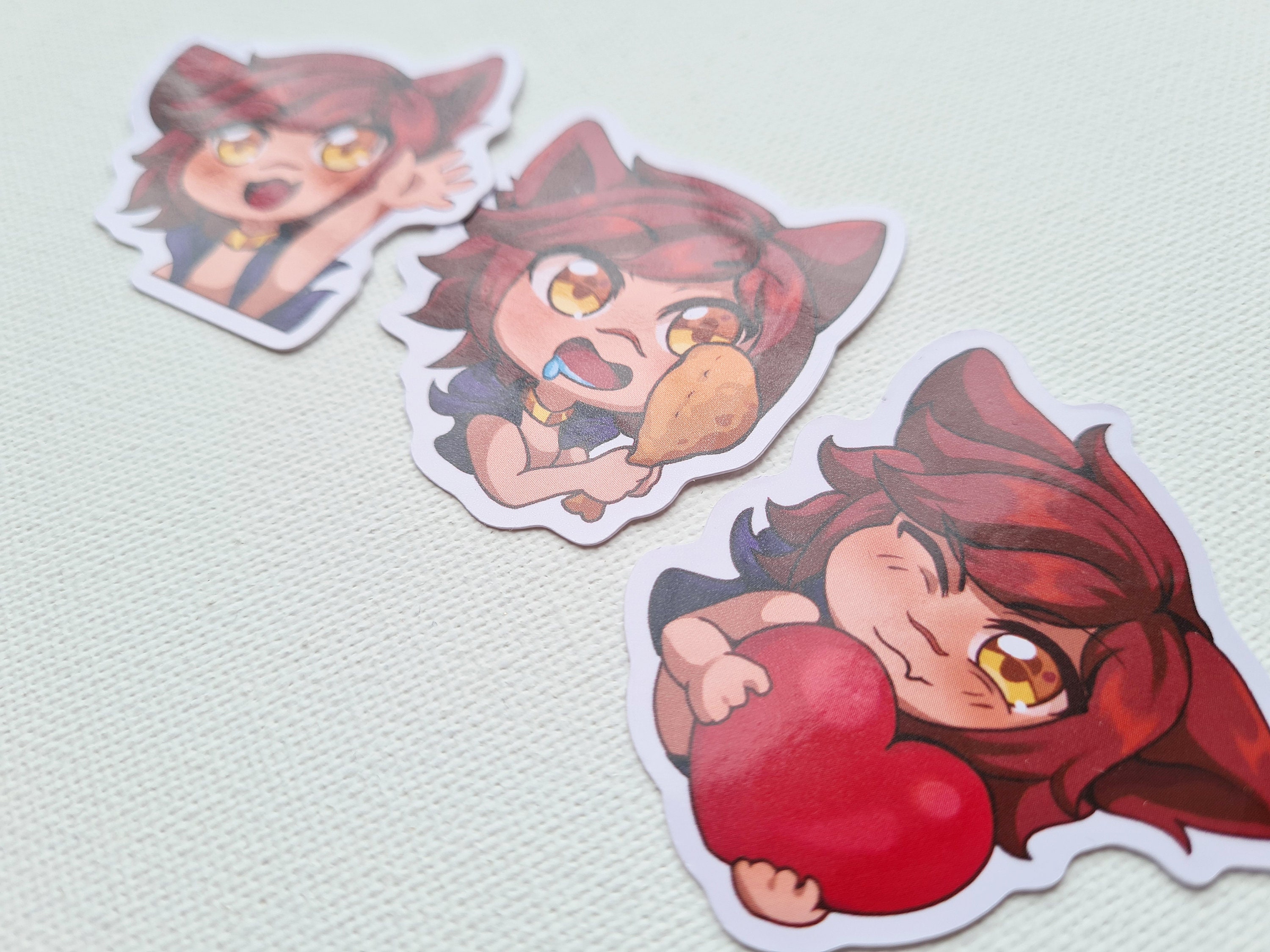 Sett Chibi Sticker - Etsy