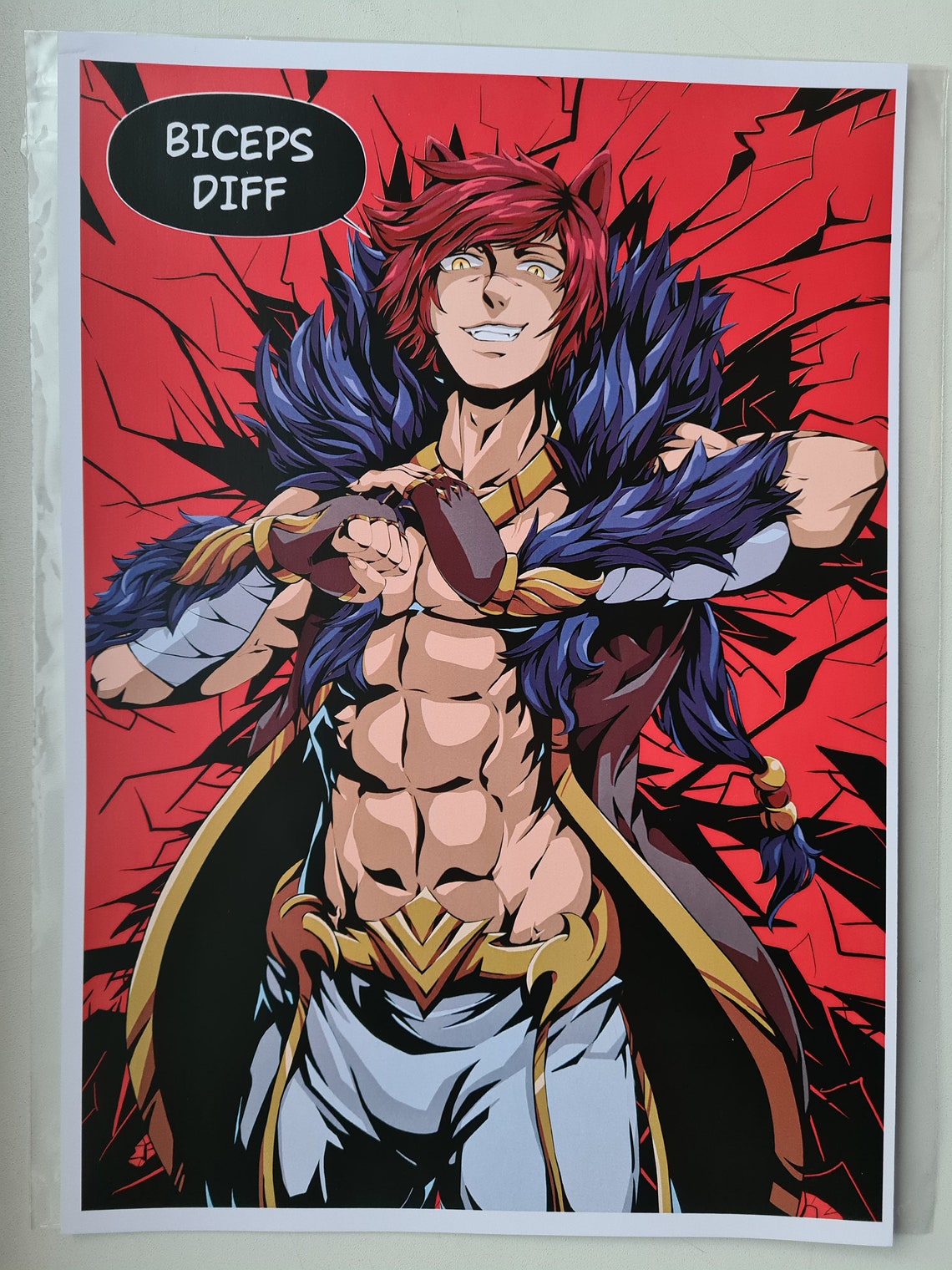 League of Legends Sett Art Print Bicep Diff | Etsy