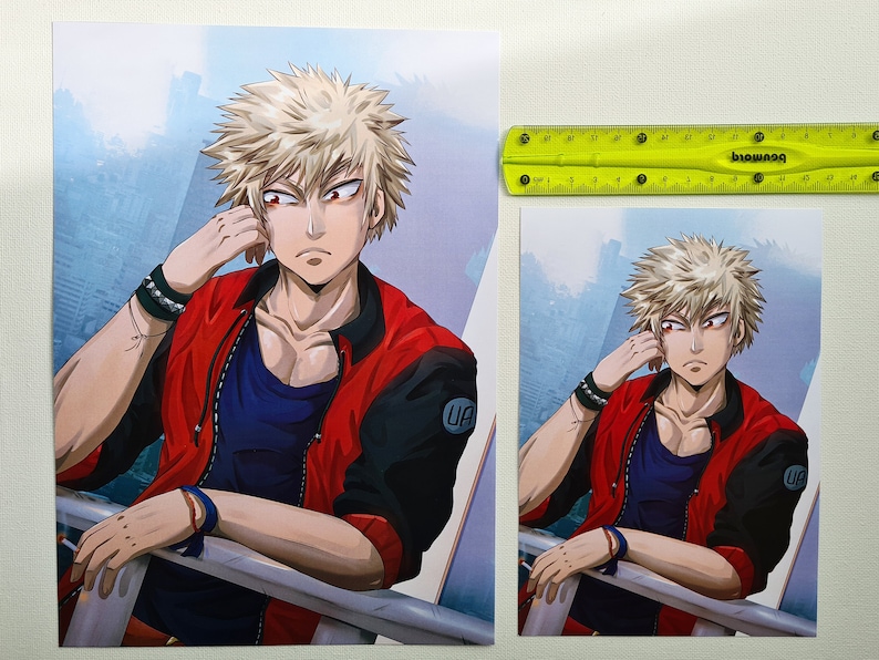 Bakugou Katsuki Art Print - Etsy