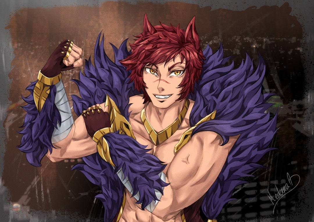 League of Legends Sett Art Print Flex - Etsy