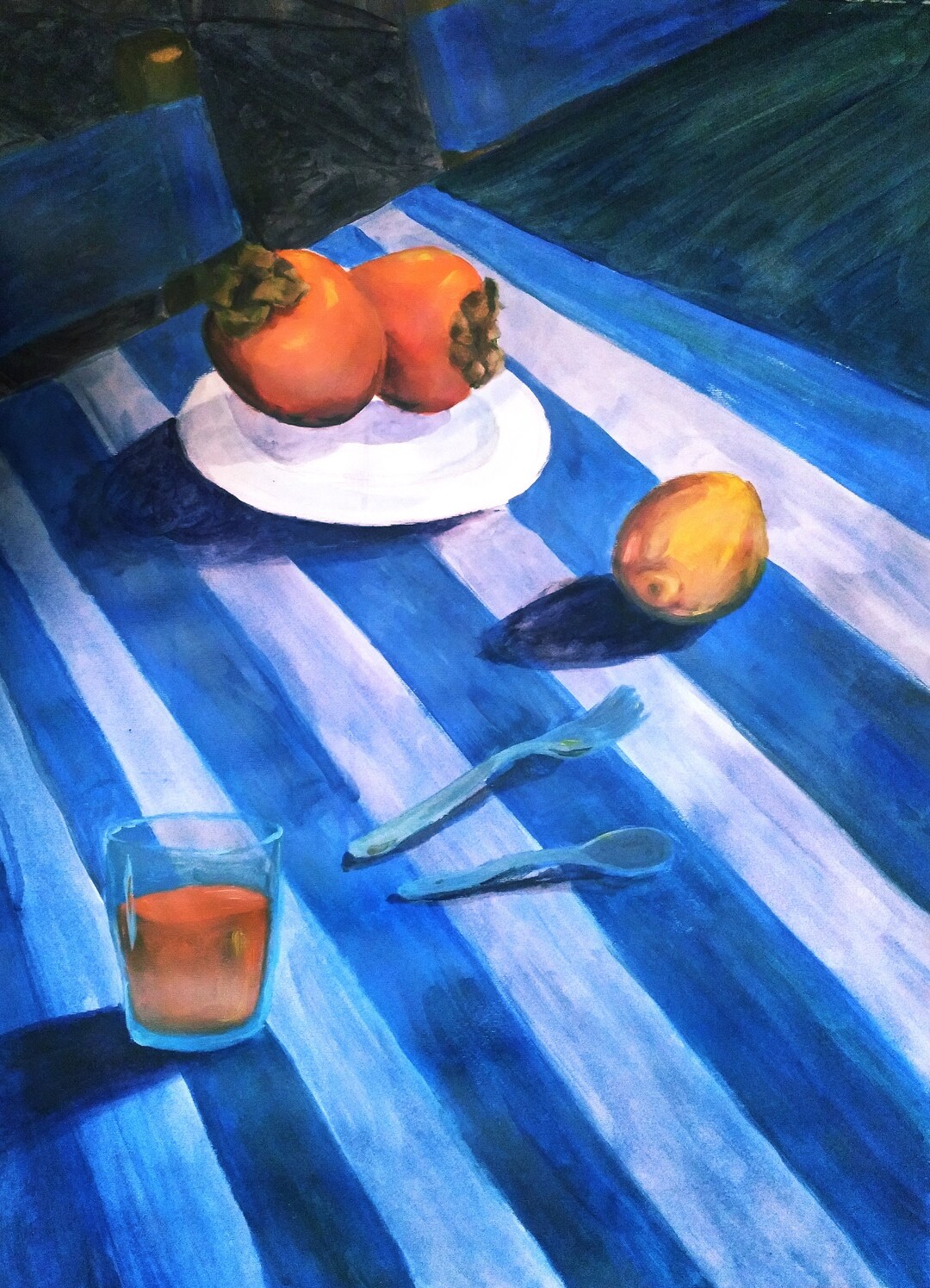 Pintura Original Bodegon Moderno Still Life Painting Modern Rustic ...