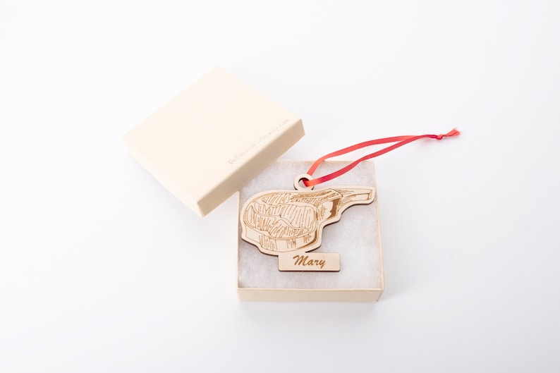Personalized Beef Steak Ornament Custom Raw Meat Steak Lovers - Etsy