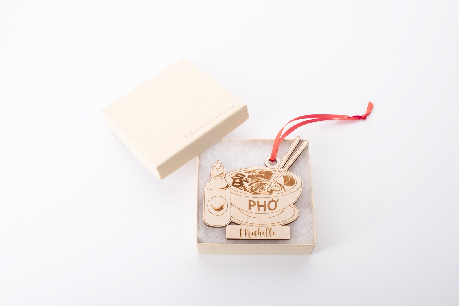 Vietnamese Pho Soup Ornaments Personalized Holiday Asian Food | Etsy