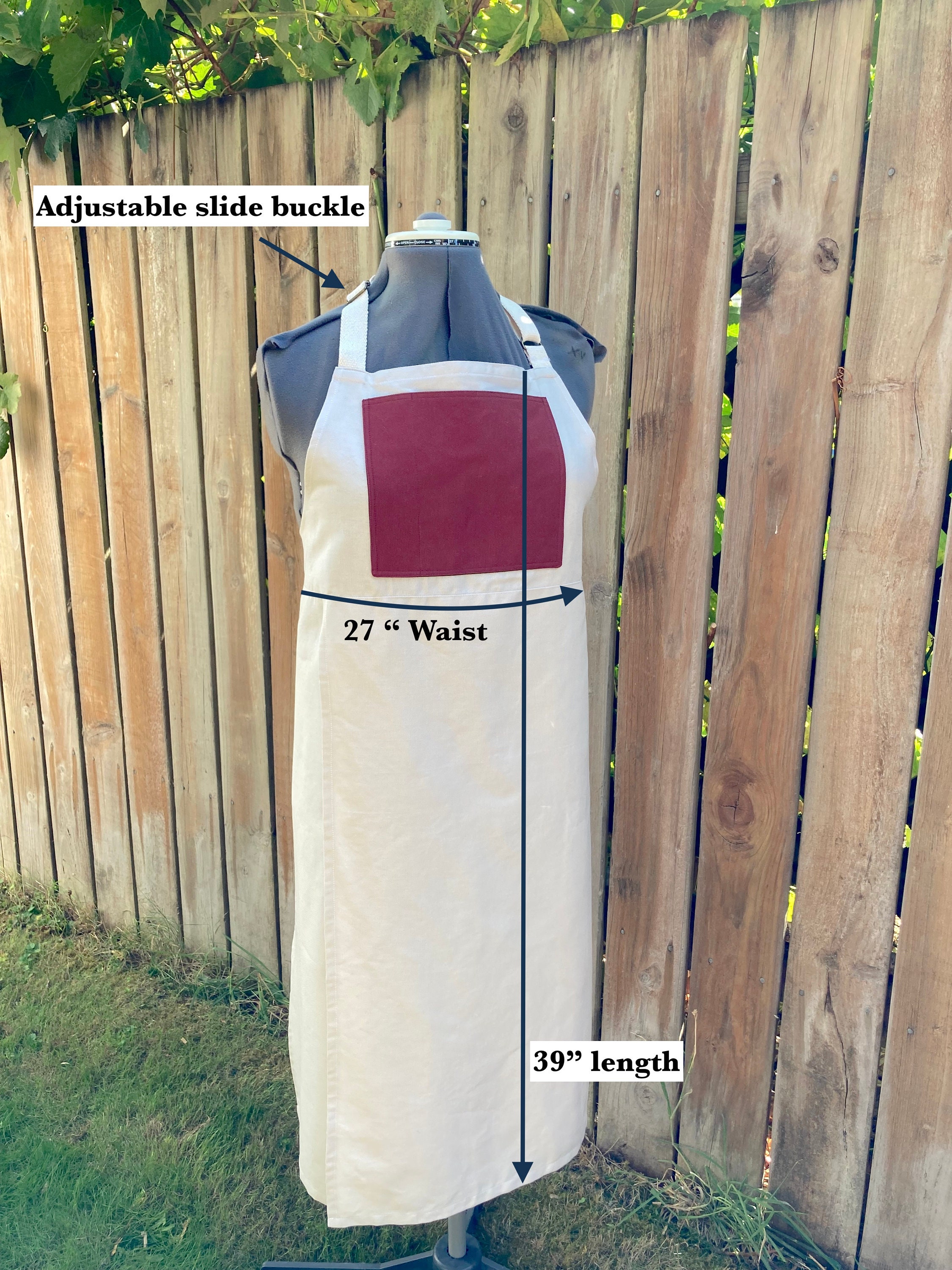 Pottery Apron, Split Leg, Ceramics Apron, Adjustable Neck and Waist - Etsy