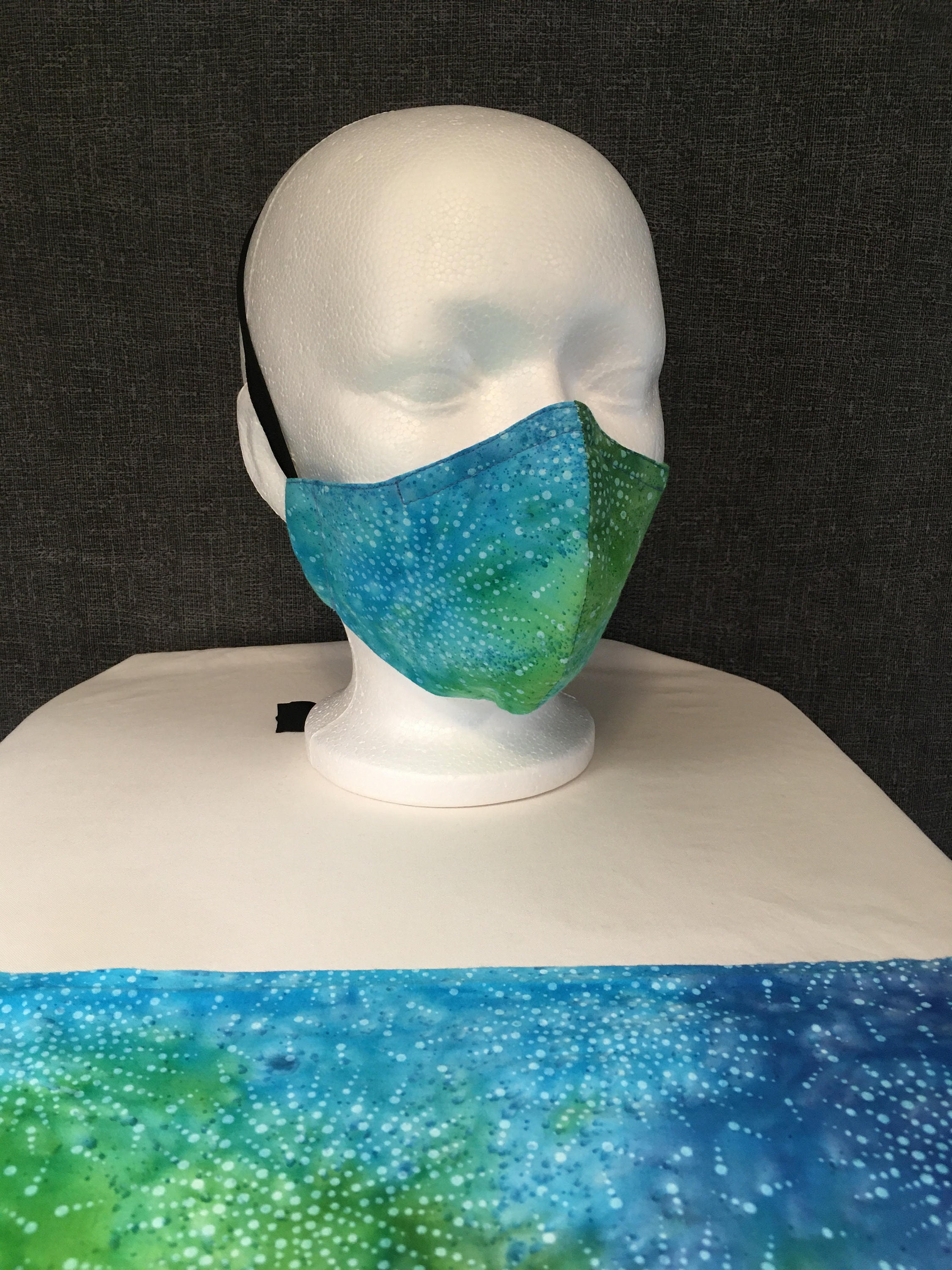 Over the Head Face Masks in Medium Large & Exlarge . 2 Layers - Etsy