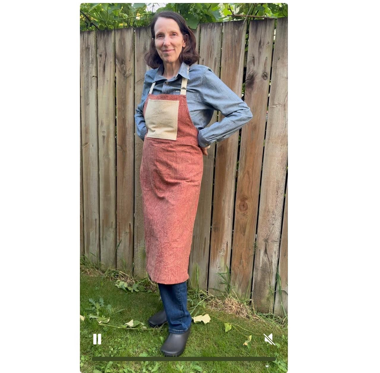 Pottery Apron, Split Leg, Ceramics Apron, Adjustable Neck and Waist - Etsy