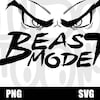 Beast Mode PNG & SVG File - Etsy