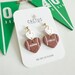 Heart Football + Clay Earrings - Etsy
