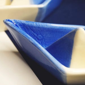 Porcelain Paper Boat Statue,ceramic Origami Boat Statue,ceramic Boat ...