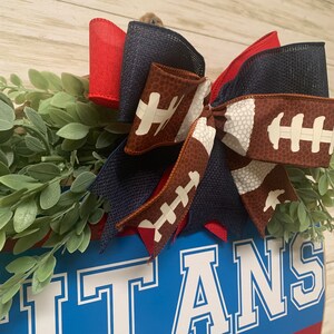 Tennessee Titans Door Hanger Tennessee Titans Wreath Tennessee Titans ...