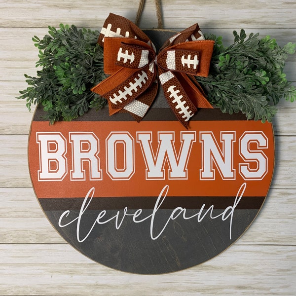 Wood Cleveland Browns Signs - Etsy