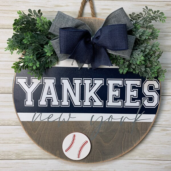 Yankees Wreath - Etsy
