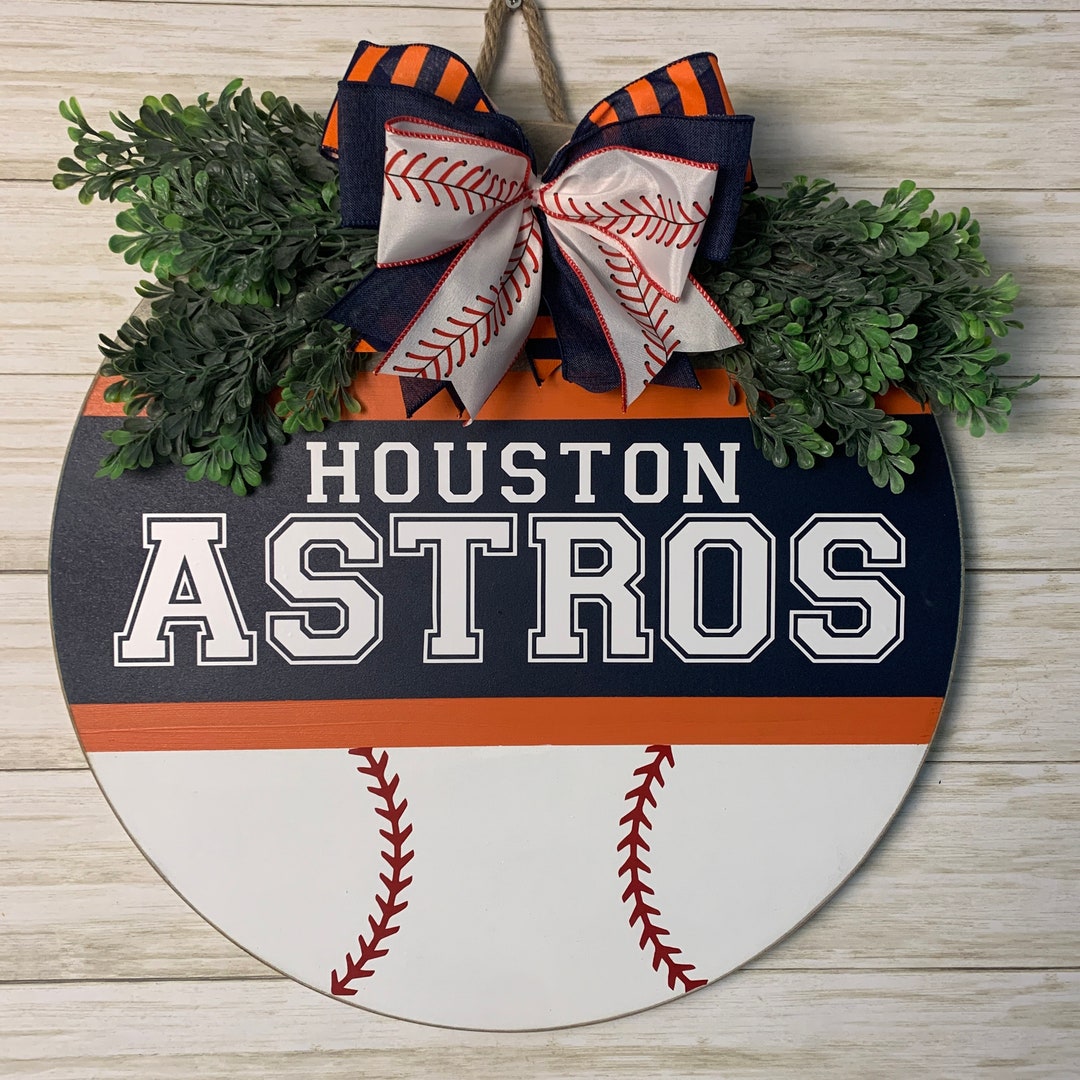 Houston Astros Door Hanger Houston Astros Door Sign Astros Fan Houston ...