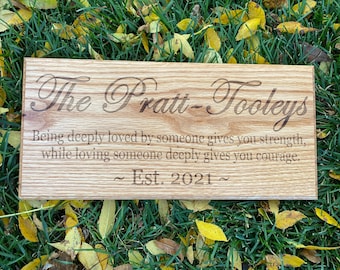 Laser Engraved Wood Sign - Etsy