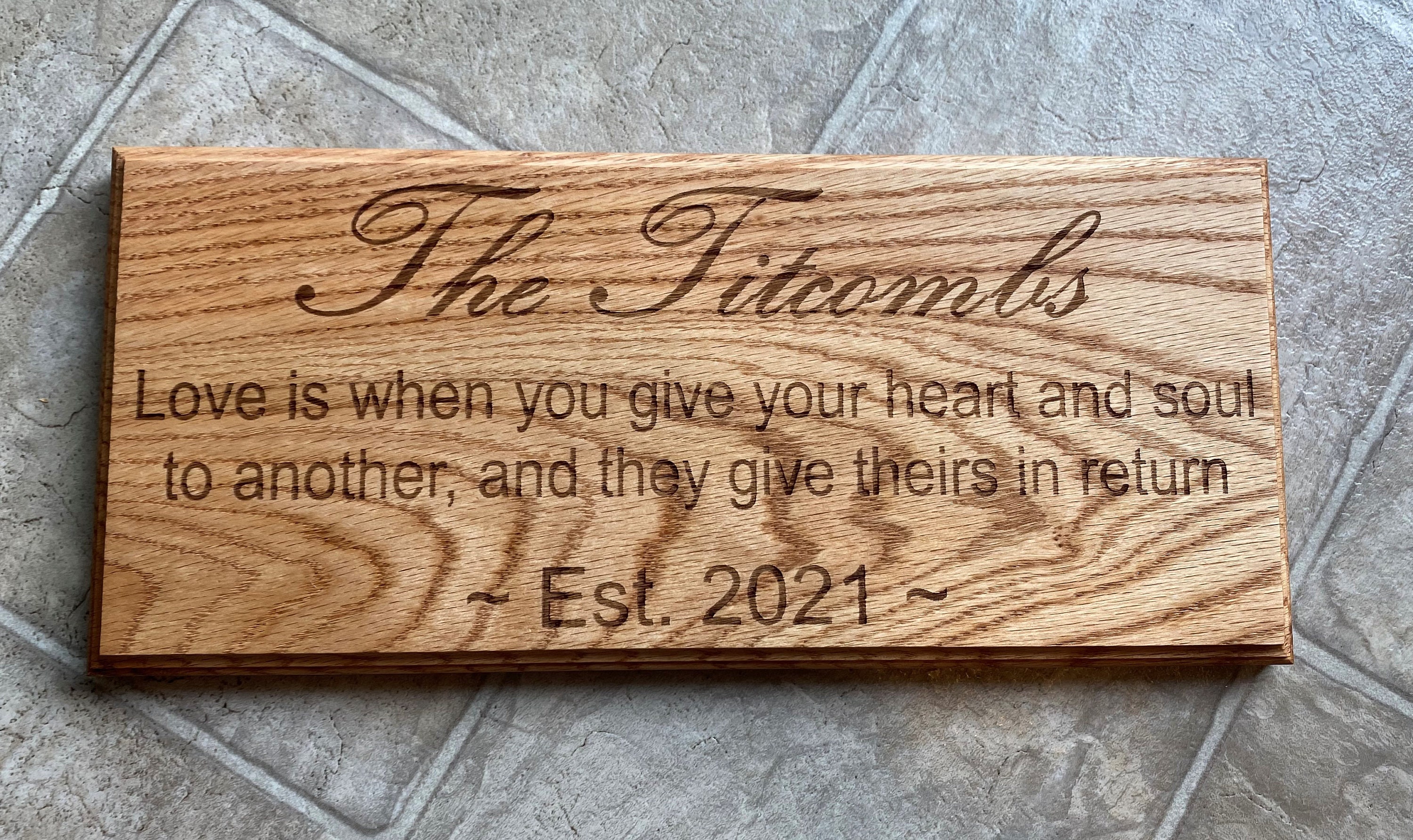 Custom Laser Engraved Wood Sign Etsy UK Custom Laser Engraved Wood Sign Etsy UK