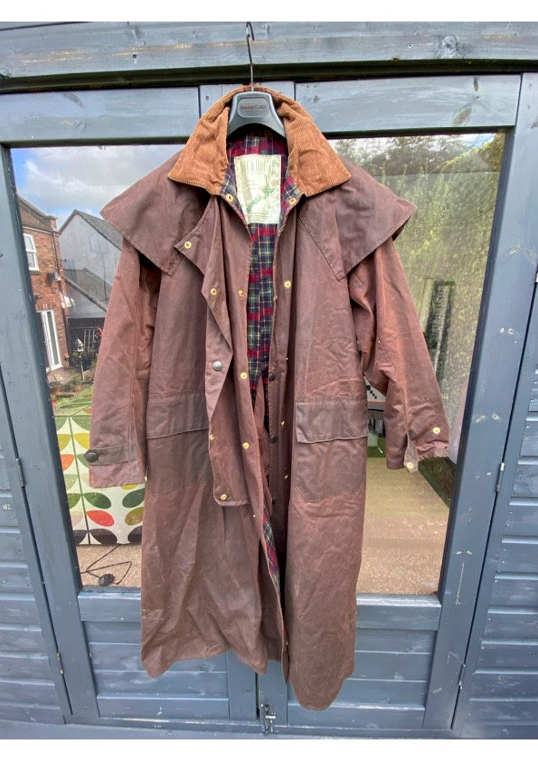 Barbour Stockman Long Wax Jacket - Etsy UK