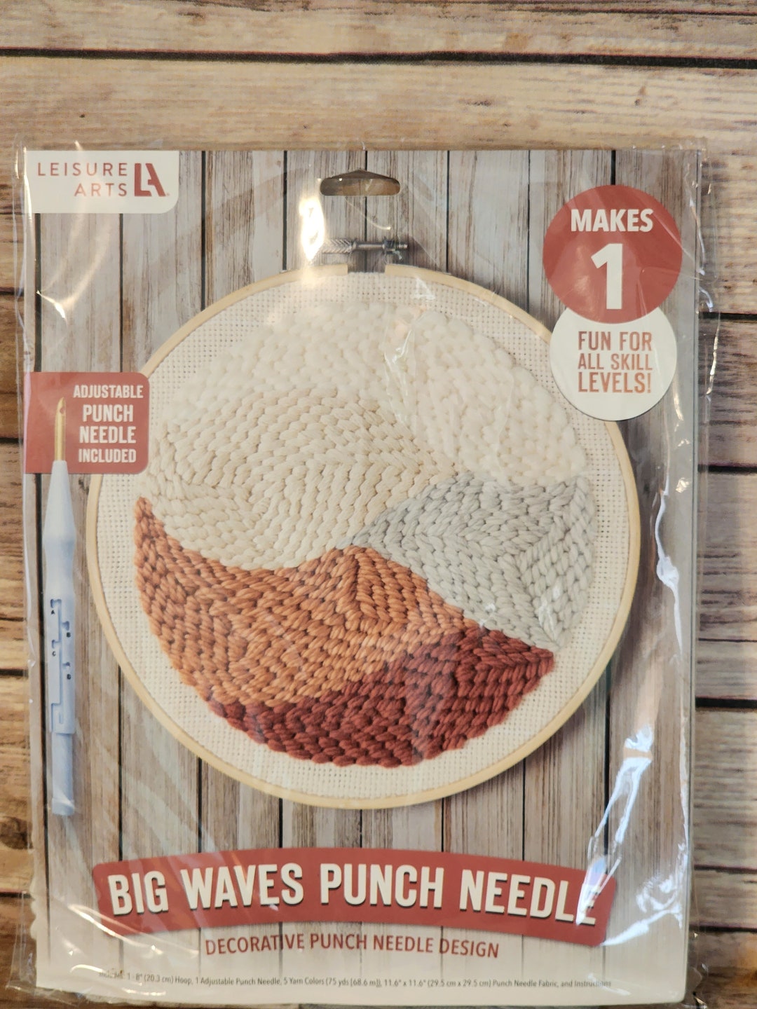 Big Wave Punch Needle Craft Kit - Etsy