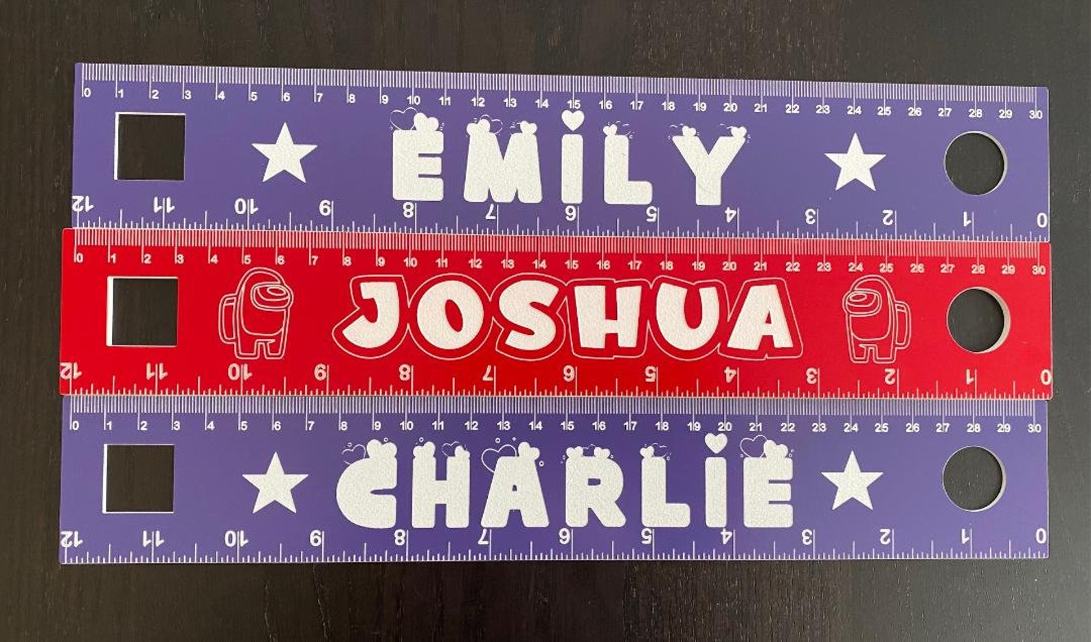 Personalized Rulers for Kids and Teachers That Rule. Rulers Measure in ...