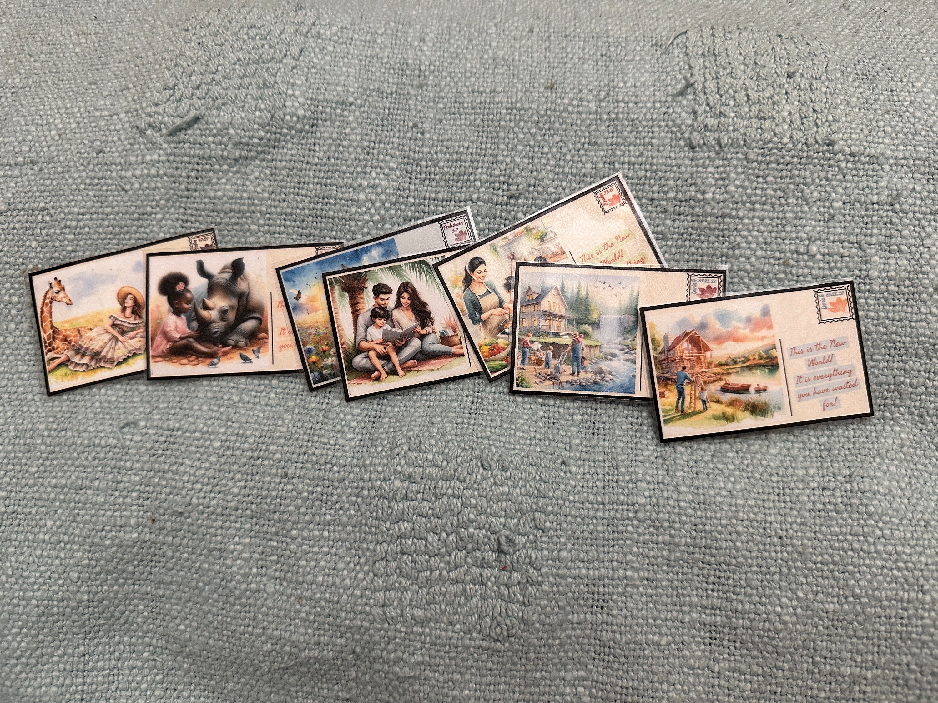 JW Postcard Magnets - Etsy