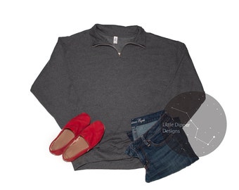 Quarter Zip Mockup - Etsy