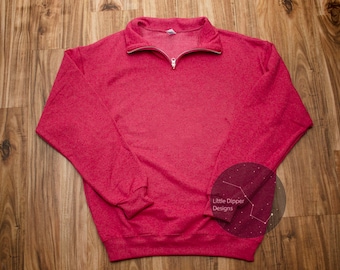 Quarter Zip Mockup - Etsy