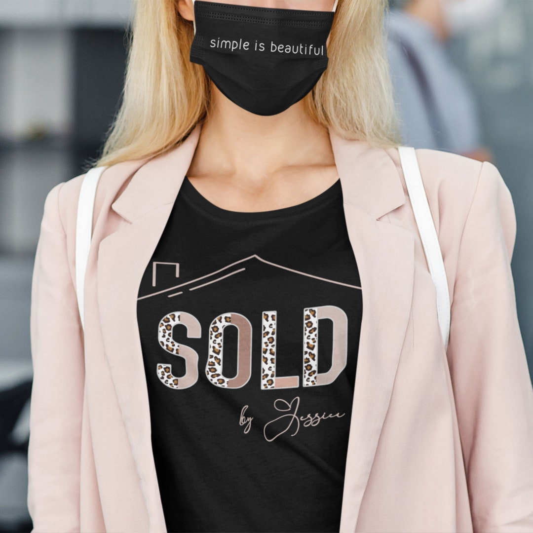 Custom Real Estate Shirt Real Estate Marketing Half Leopard - Etsy